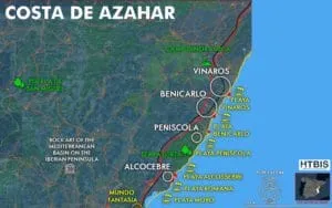 Spanish Costas maps