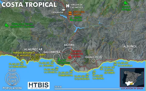 Spanish Costas maps