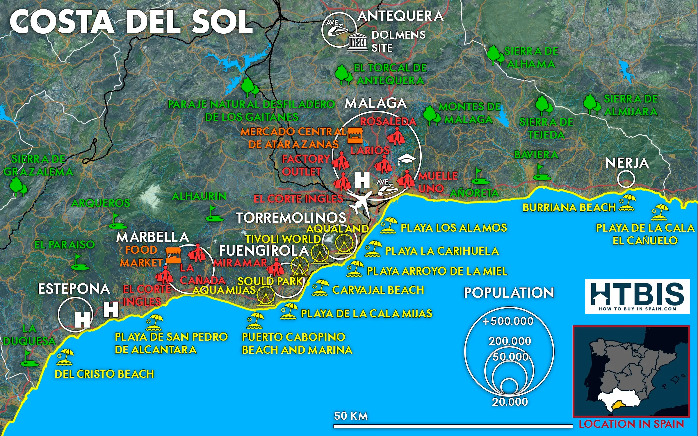 The best map on the Costa del Sol