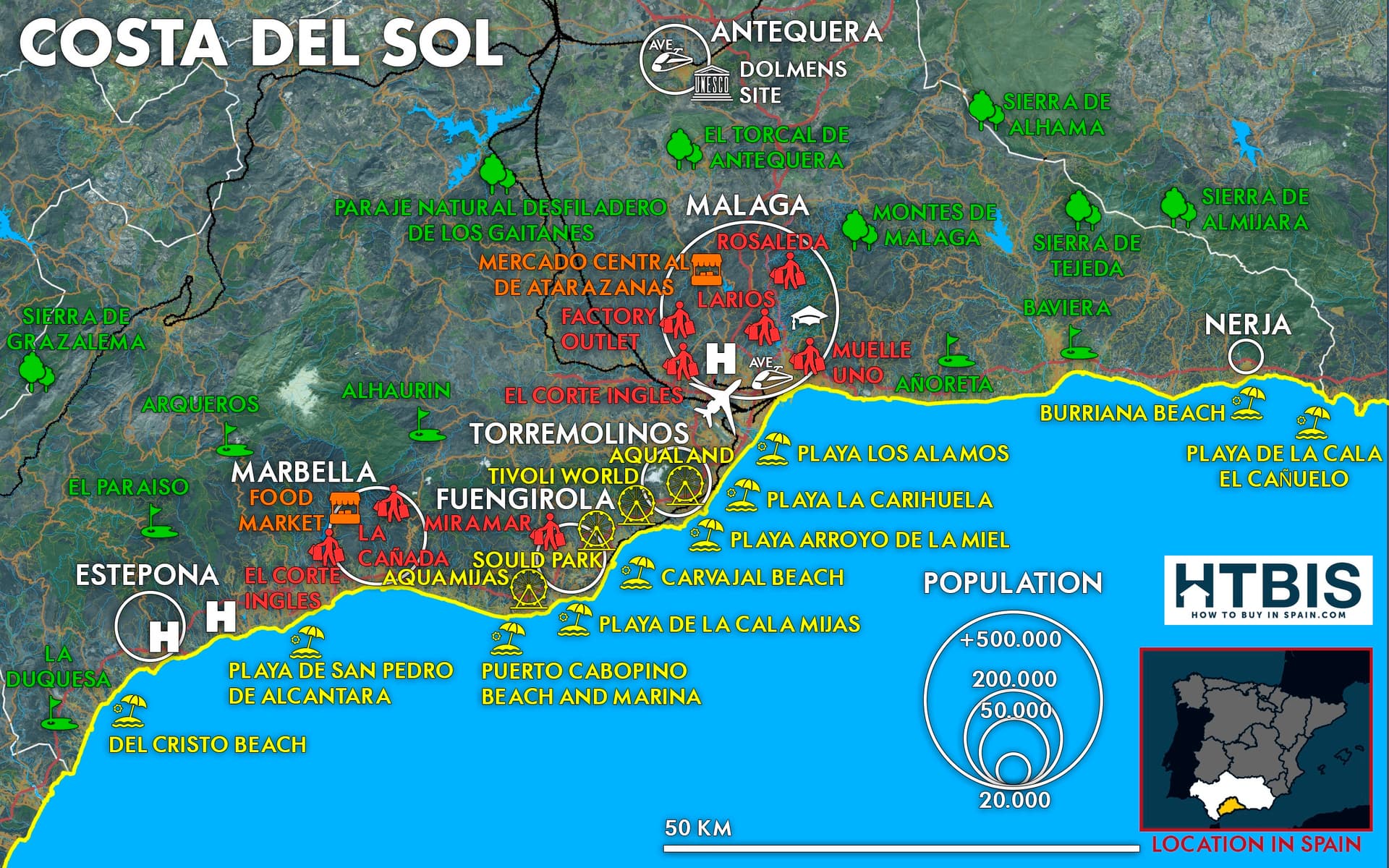 The best map on the Costa del Sol
